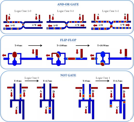 Computational models in microfluidic bubble logic - Advances in Engineering