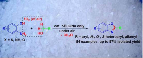Unexpectedly Simple Synthesis of Benzazoles by tBuONa-Catalyzed Direct ...