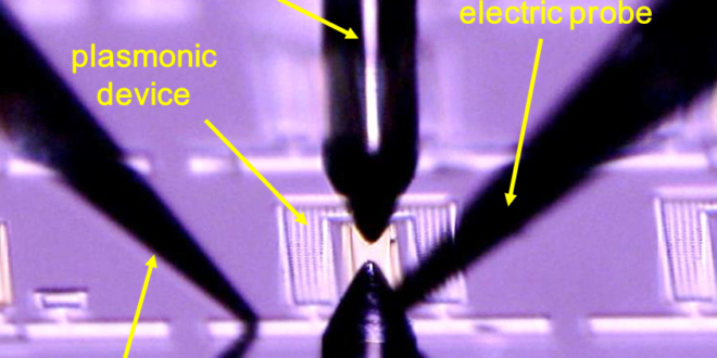 Plasmonic and electronic device-based integrated circuits and their ...