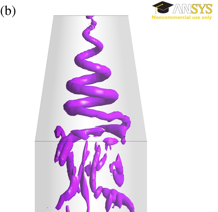 Computational And Theoretical Analyses Of The Precessing Vortex Rope In