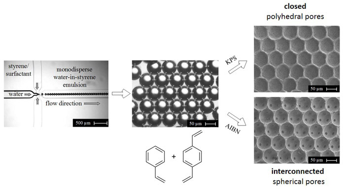 Creating Honeycomb Structures in Porous Polymers by Osmotic Transport ...
