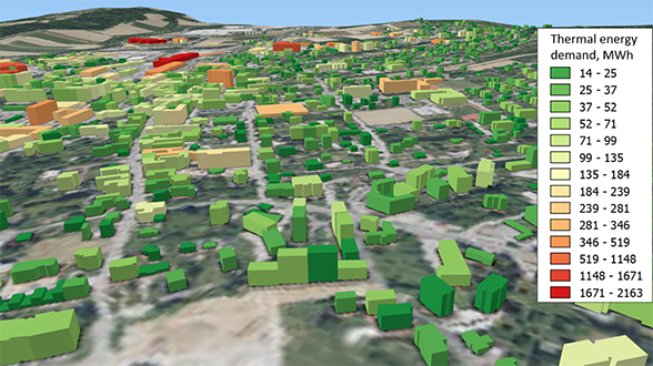 Novel Validated Method For Gis Based Automated Dynamic Urban Building Energy Simulations