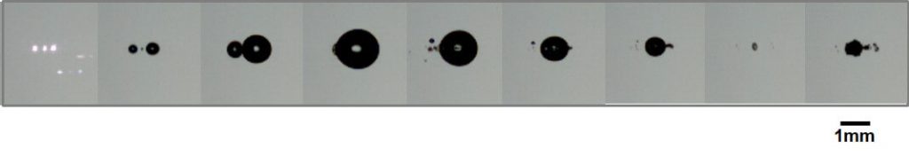 Laser-induced bubble formation on a micro gold particle levitated in ...