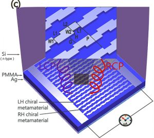 Self-powered circularly polarized light detector based on asymmetric ...