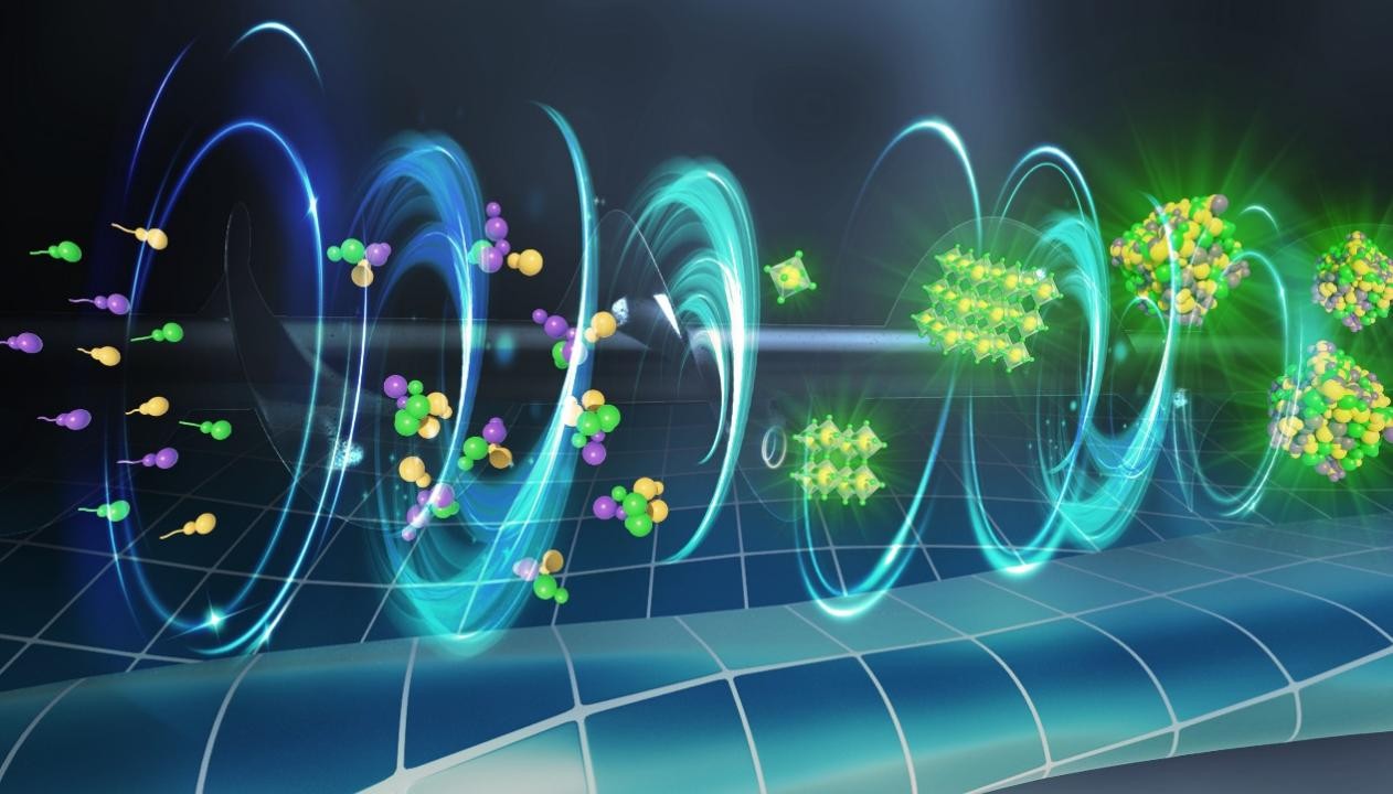 In situ extruded perovskite quantum dot polymer composites for light ...